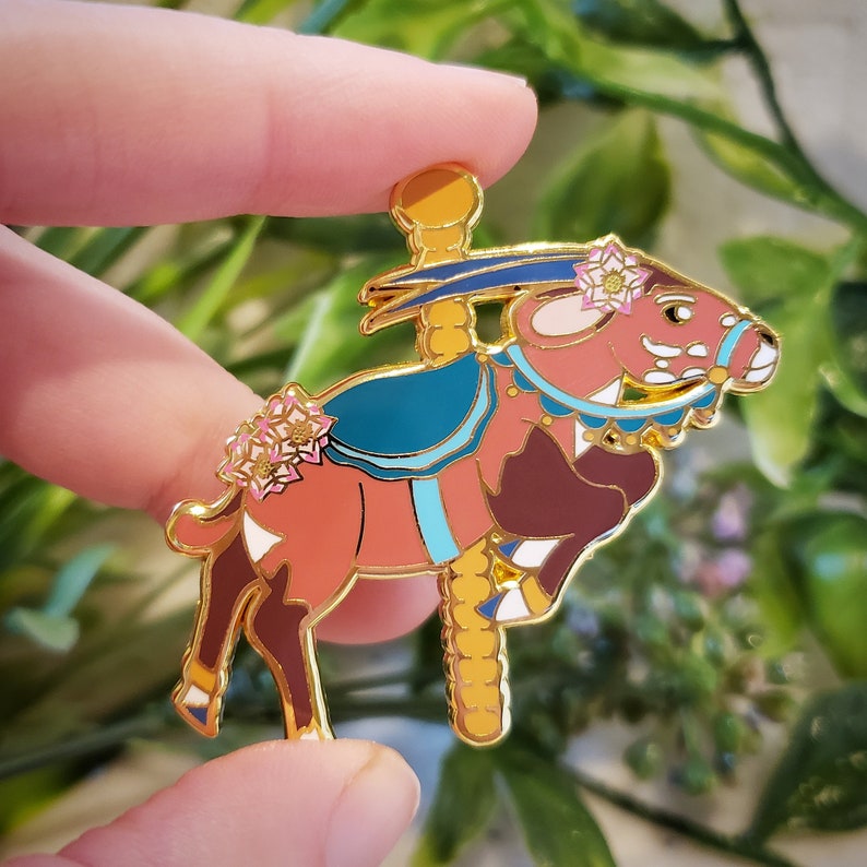 Conservation Carousel Series 1 - Saola - Hard Enamel Pin - Charity Pin ...