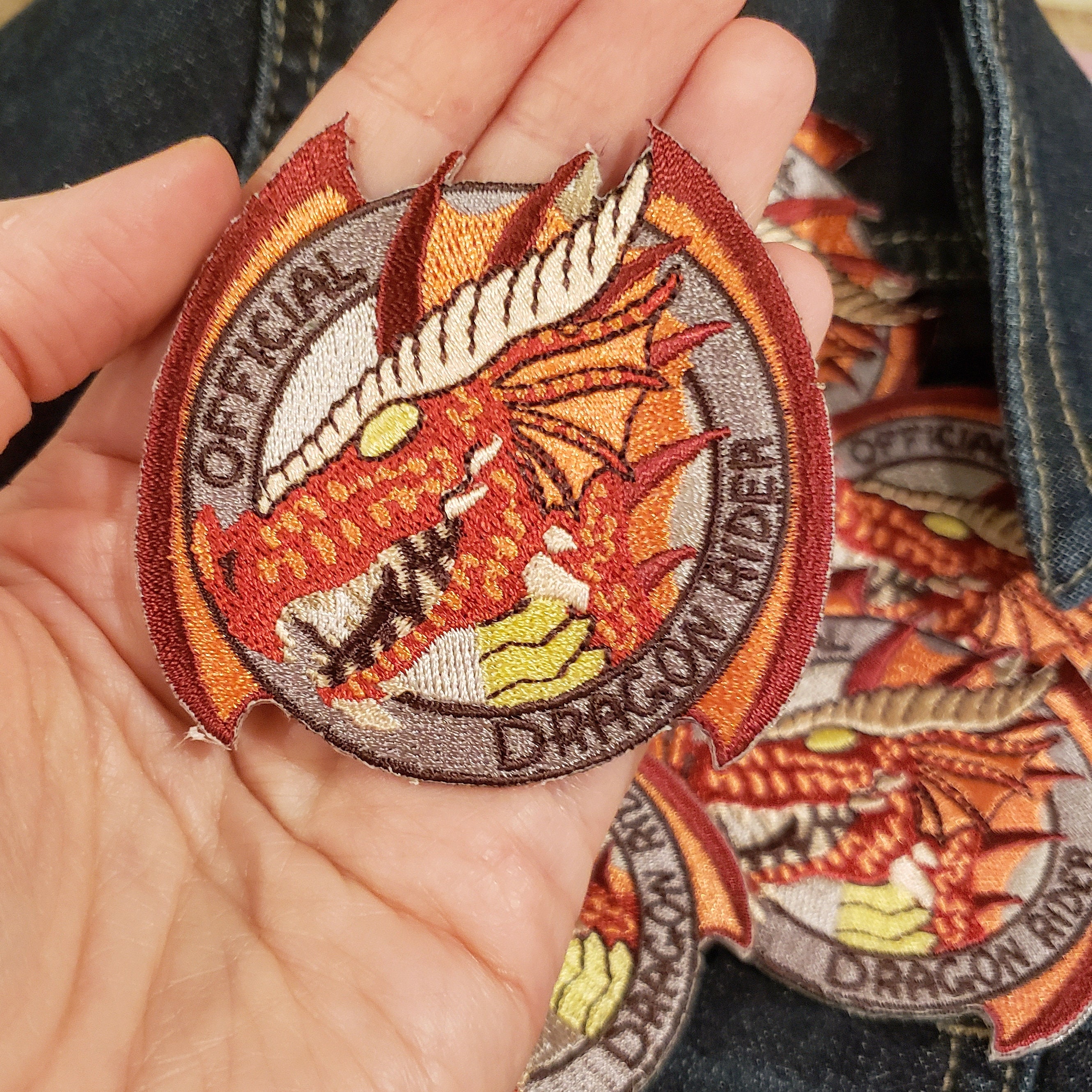Official Dragon Rider 2.5in Embroidered Patch | Etsy