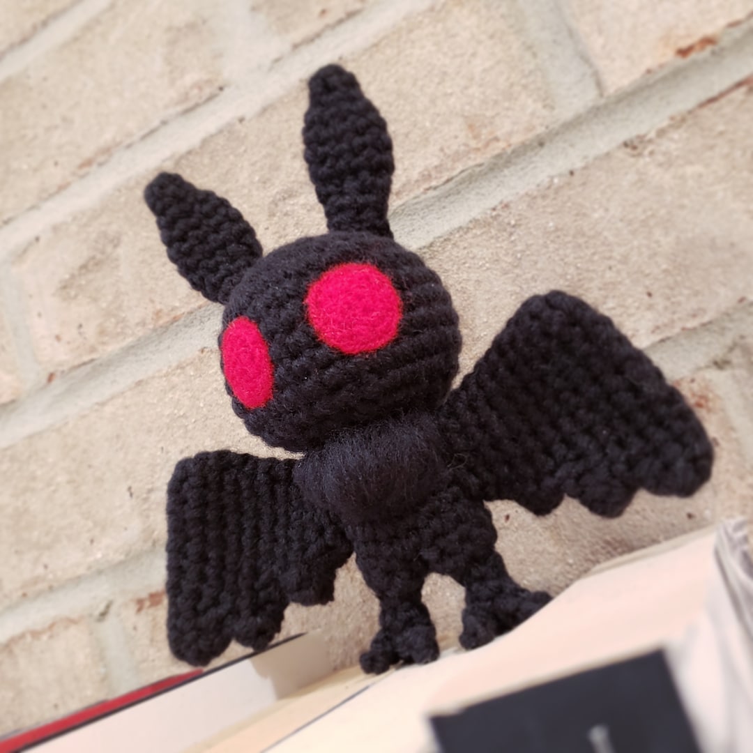 READY TO SHIP Mothman Mini Amigurumi / Keychain - Etsy