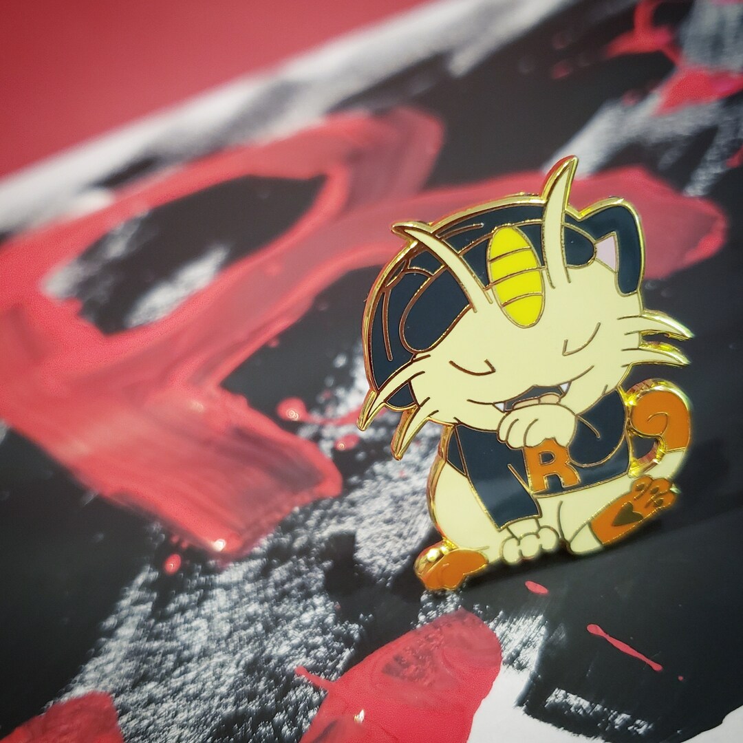 Team Mascot Enamel Pin Rocket Cat READY TO SHIP - Etsy