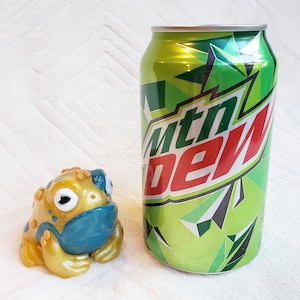 HANDMADE - 'bait / Glowtoad' Moo the Grumble Froad (frog / Toad ...