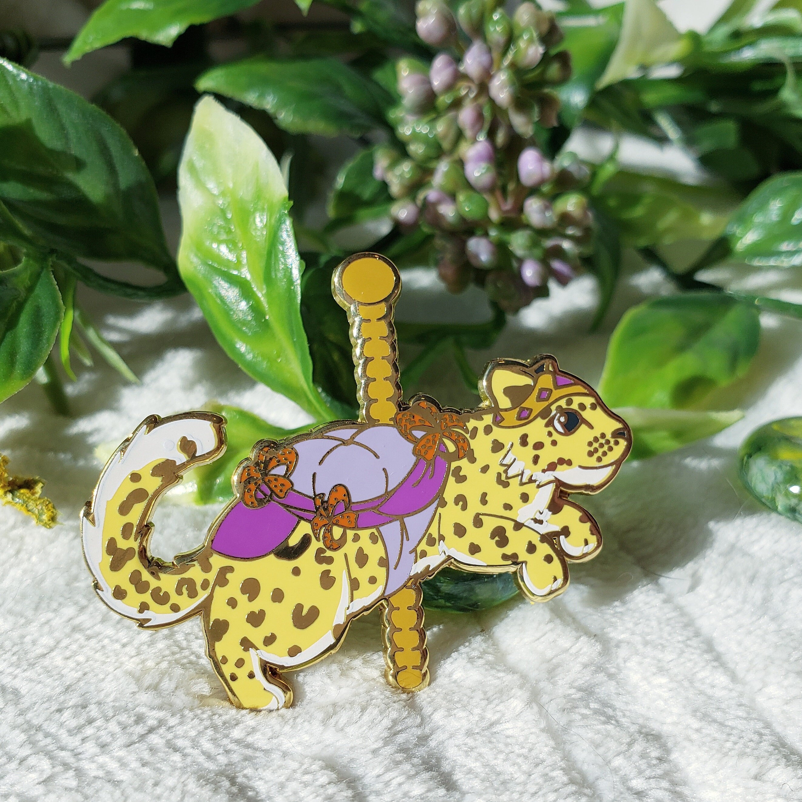 Conservation Carousel Series 2 Amur Leopard Hard Enamel | Etsy