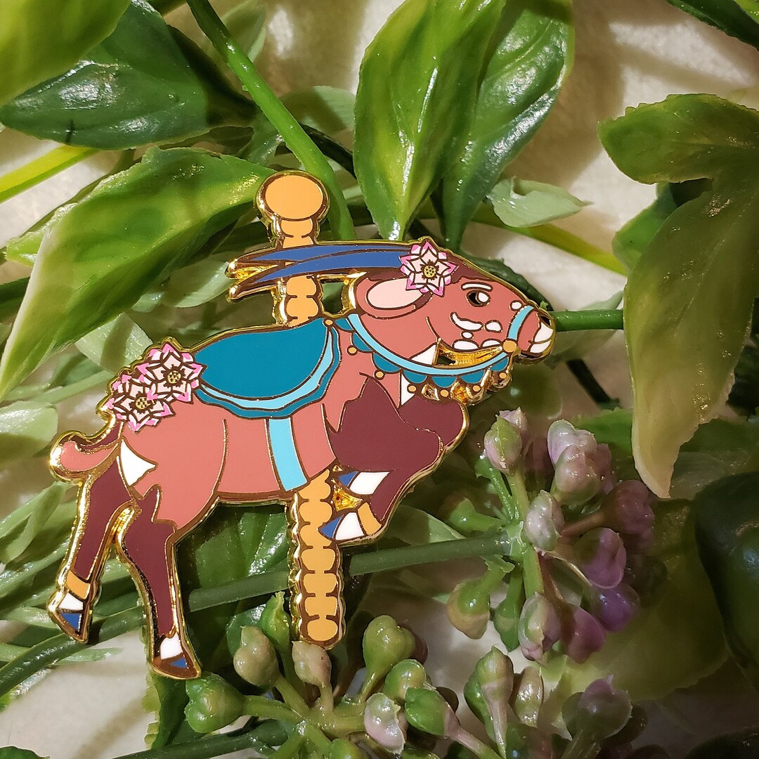 Conservation Carousel Series 1 - Saola - Hard Enamel Pin - Charity Pin ...