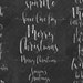 Christmas Greetings Chalkboard Clip Art Word Art Photo | Etsy