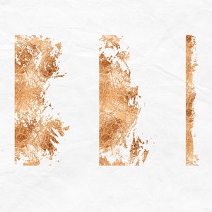 Bronze Clipart, Borders Overlays, Brush Strokes, Digital Borders ...