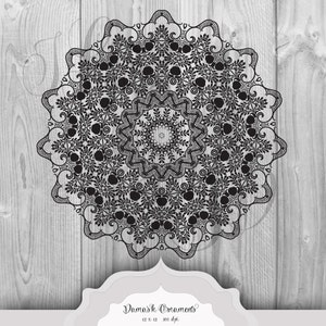 Damask Ornaments Digital Clip Art - Vintage Flourish Embellishments for ...