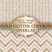 Gold Glitter Chevron Digital Clip Art Overlay Chevron Glitter Metallic ...