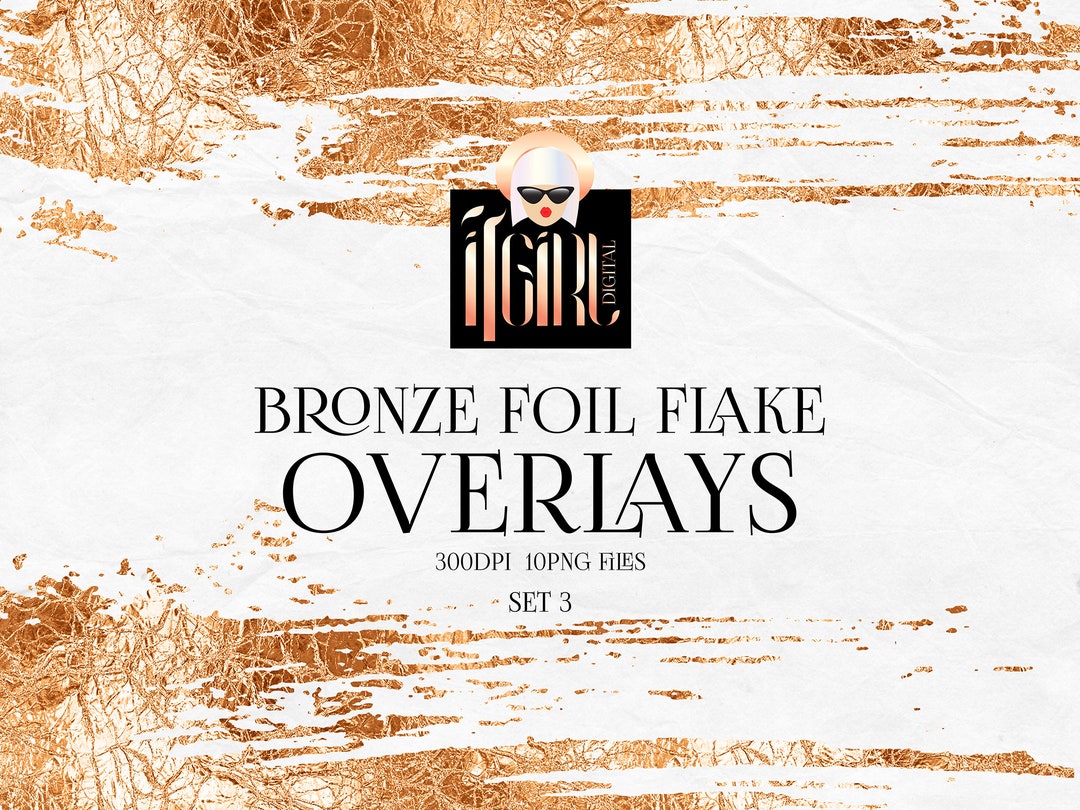 Bronze Borders Overlays bronze clipart frontières - Etsy France
