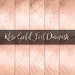 Rose Gold Foil Damask Digital Paper Rose Gold Foil Rose Gold - Etsy
