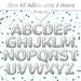 Silver Foil Balloon Letters & Numbers - Alphabet Clipart - Foil ...
