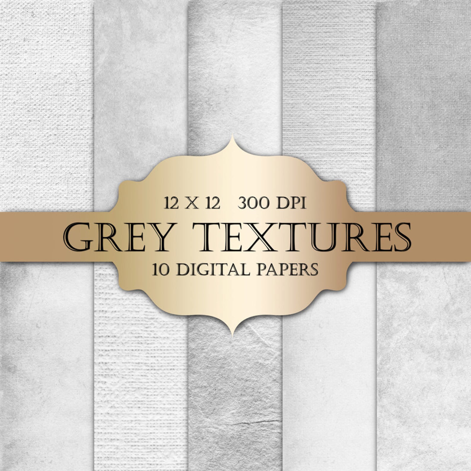 Grey Digital Paper Textured Digital Papers Shabby Chic Paper - Etsy