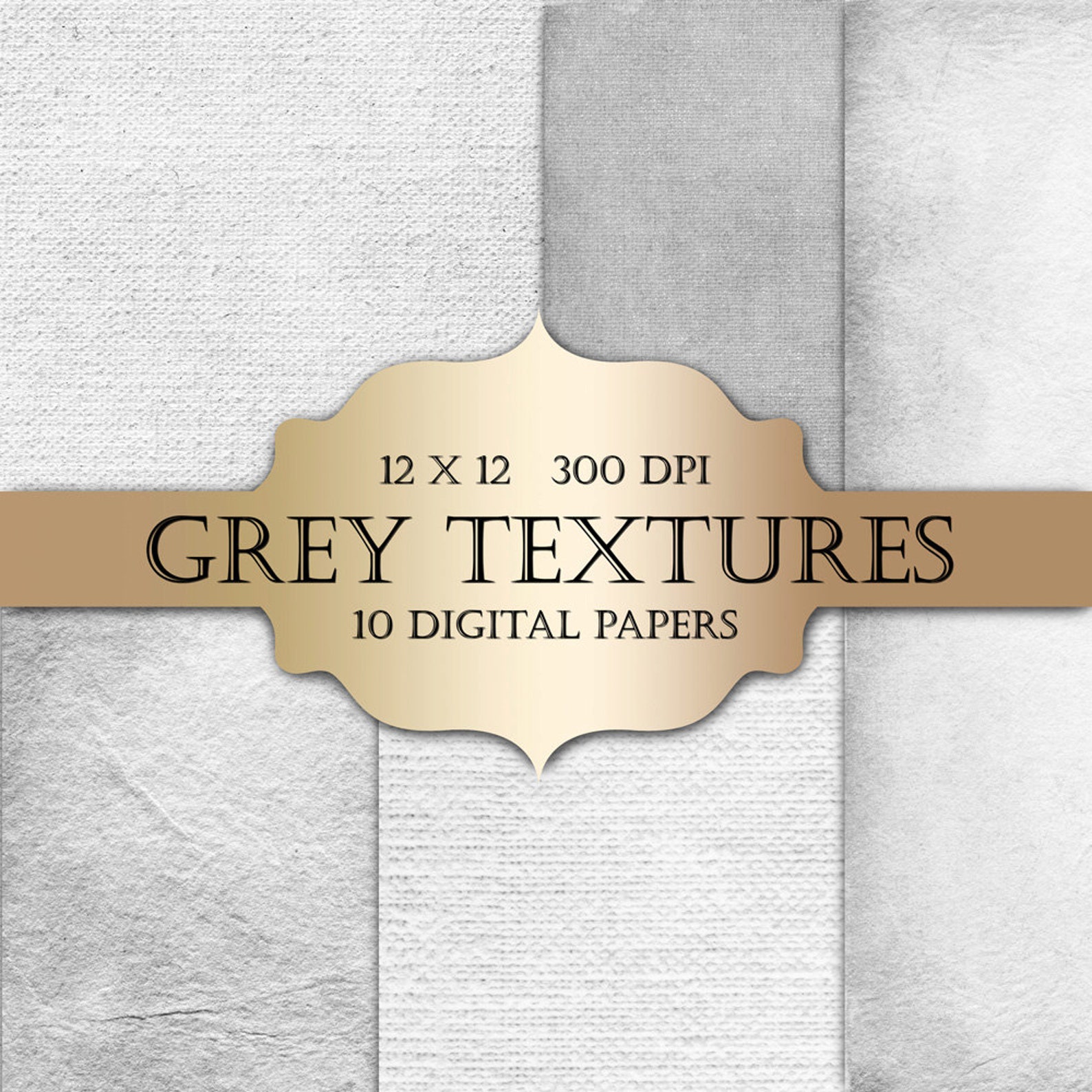 Grey Digital Paper Textured Digital Papers Shabby Chic Paper - Etsy