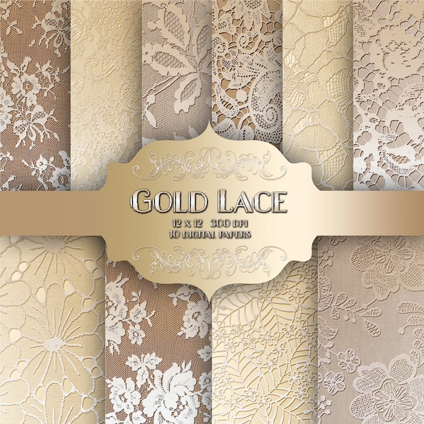 Lace Digital Paper - Etsy