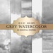 Watercolor Digital Paper Grey Watercolor Painted Digital - Etsy