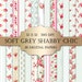 Shabby Chic Digital Paper Vintage Grey Pastel Floral Lace | Etsy