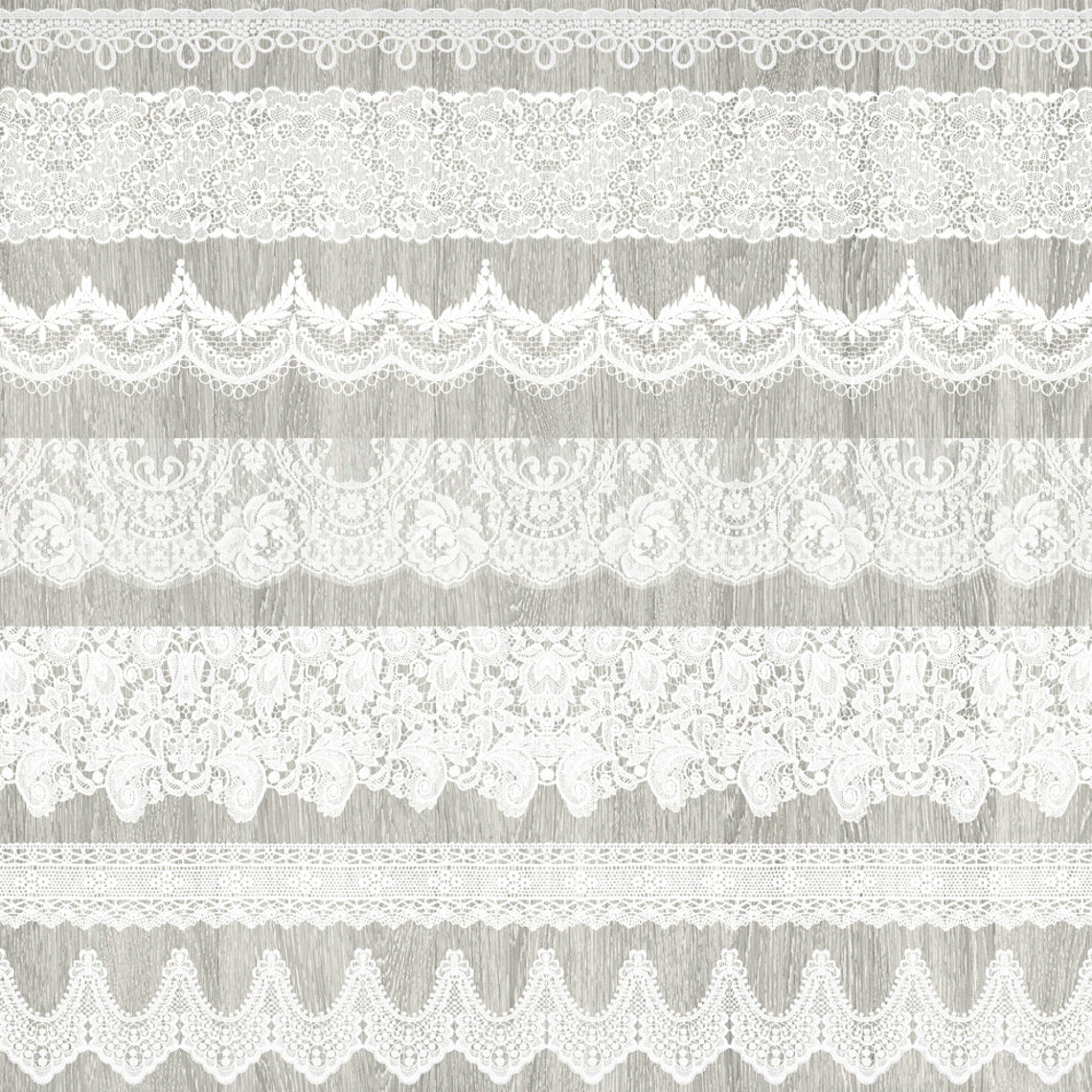 Vintage LACE Borders Clipart Authentic White Lace Borders | Etsy
