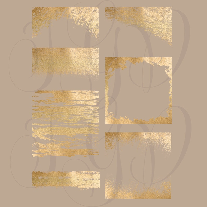 Gold Foil Flake Digital Clip Art Overlay Gold Foil Glitter - Etsy UK