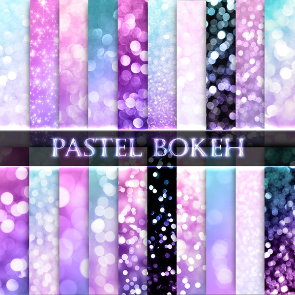Bokeh Pastel - Etsy