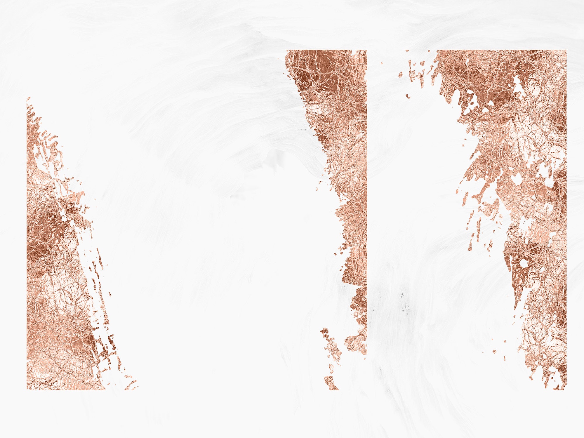 Rose Gold Foil Clipart Borders Rose Gold Overlays Brush - Etsy