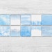 Watercolor Digital Paper - Baby Blue Watercolor Painted Digital Paper ...
