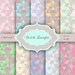 Pastel Triangles Geometric Digital Paper Pack Pastel - Etsy