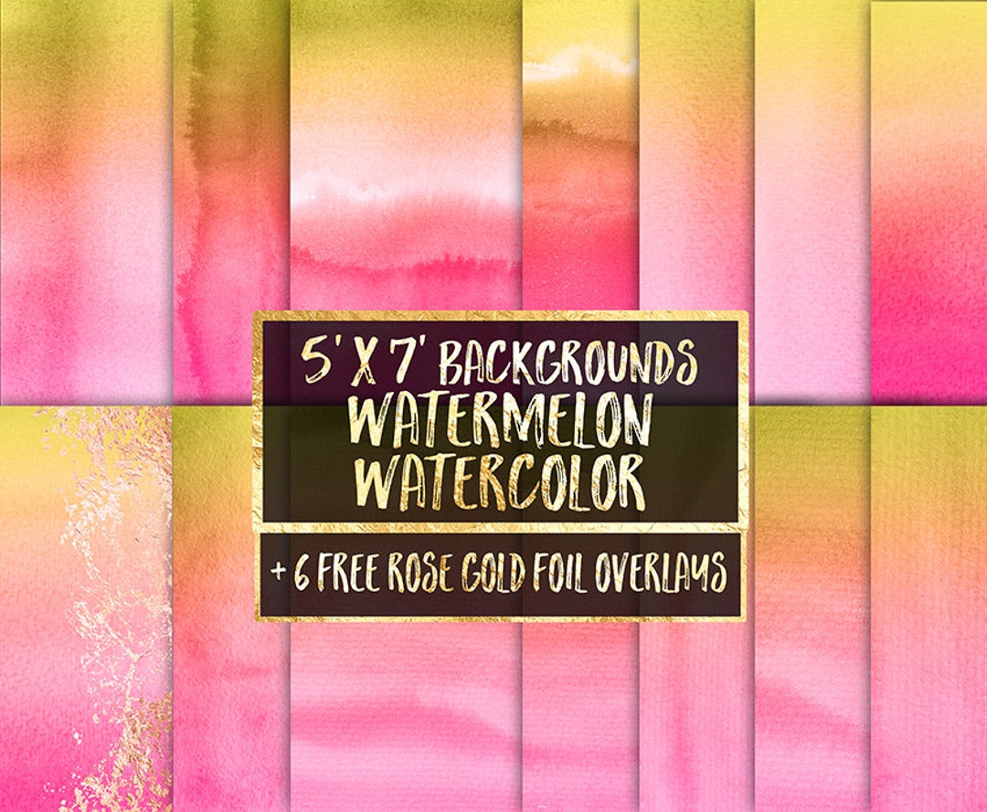 Ombre Watercolor Digital Paper Boho Wedding Invitation Template ...