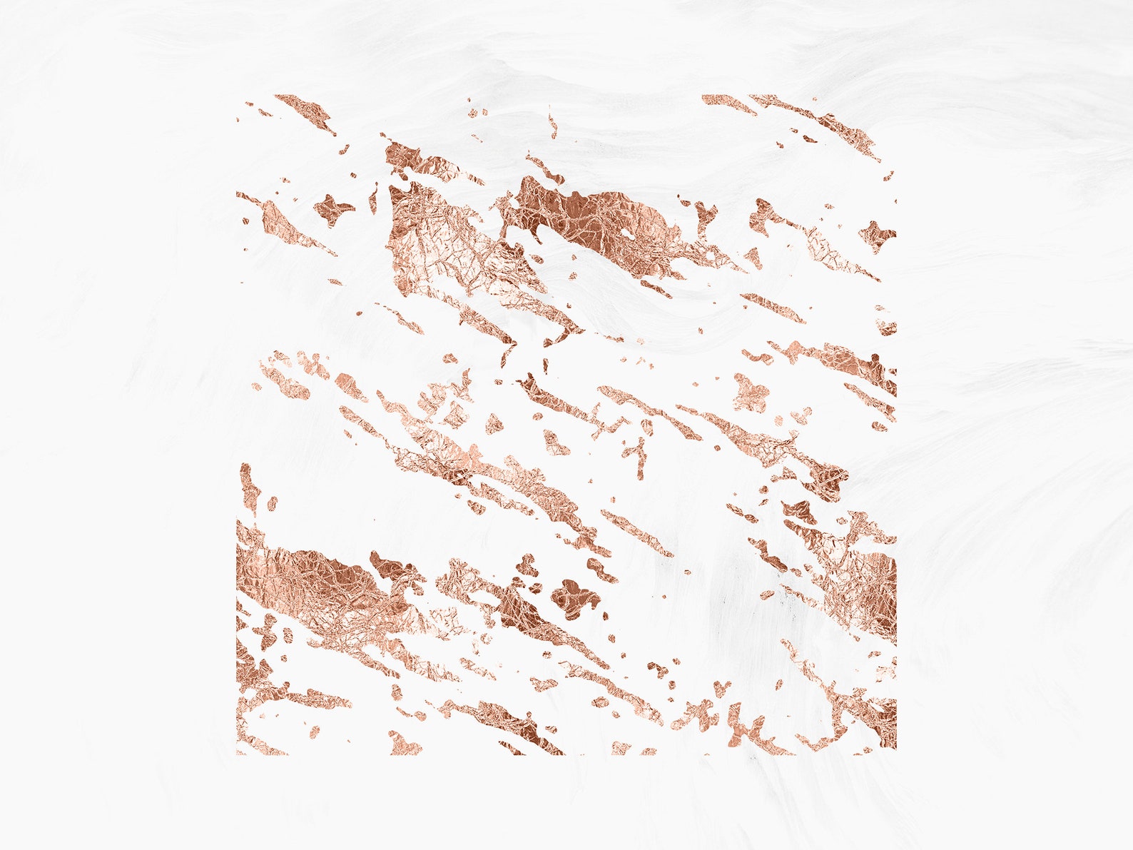 Rose Gold Foil Clipart Borders Rose Gold Overlays Brush - Etsy