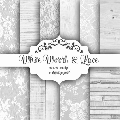 Black LACE Digital Paper Pack Vintage Lace Pattern - Etsy