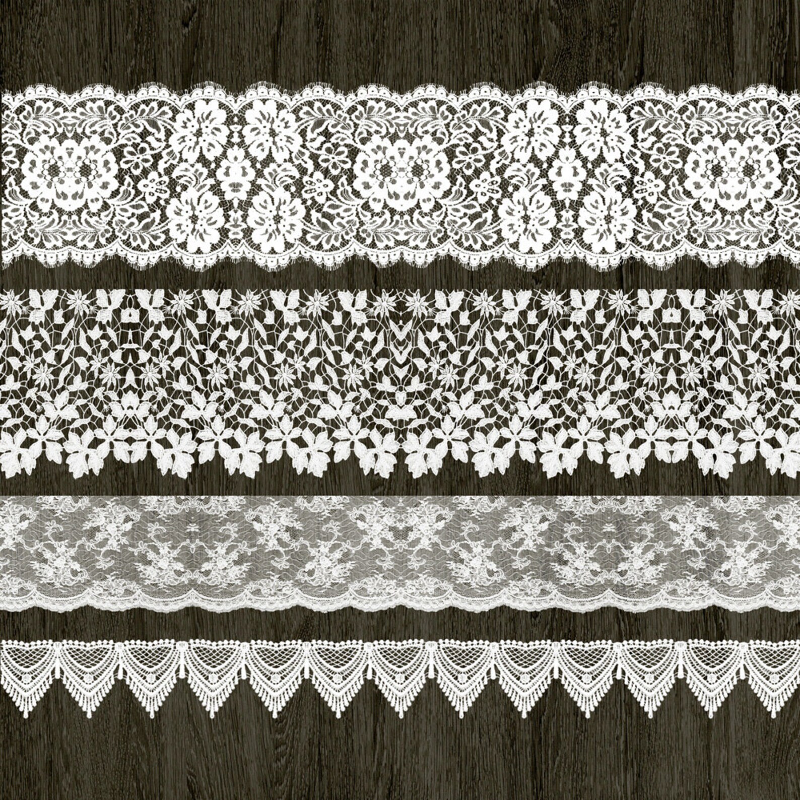 Vintage LACE Borders Clipart Authentic White Lace Borders - Etsy