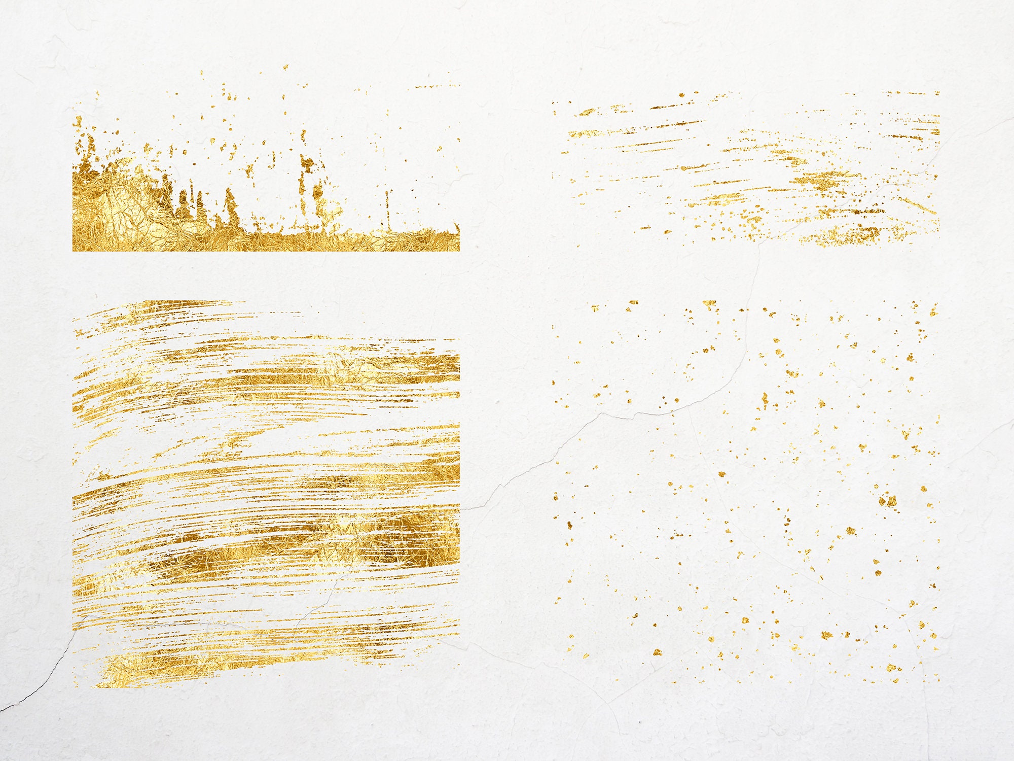 Gold Foil Borders Clipart Gold Foil Overlays Gold Foil - Etsy