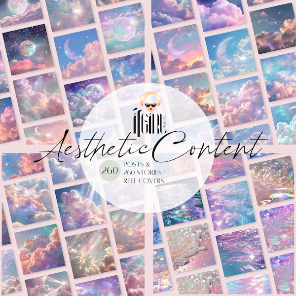 Aesthetic Instagram Content Templates. - Etsy