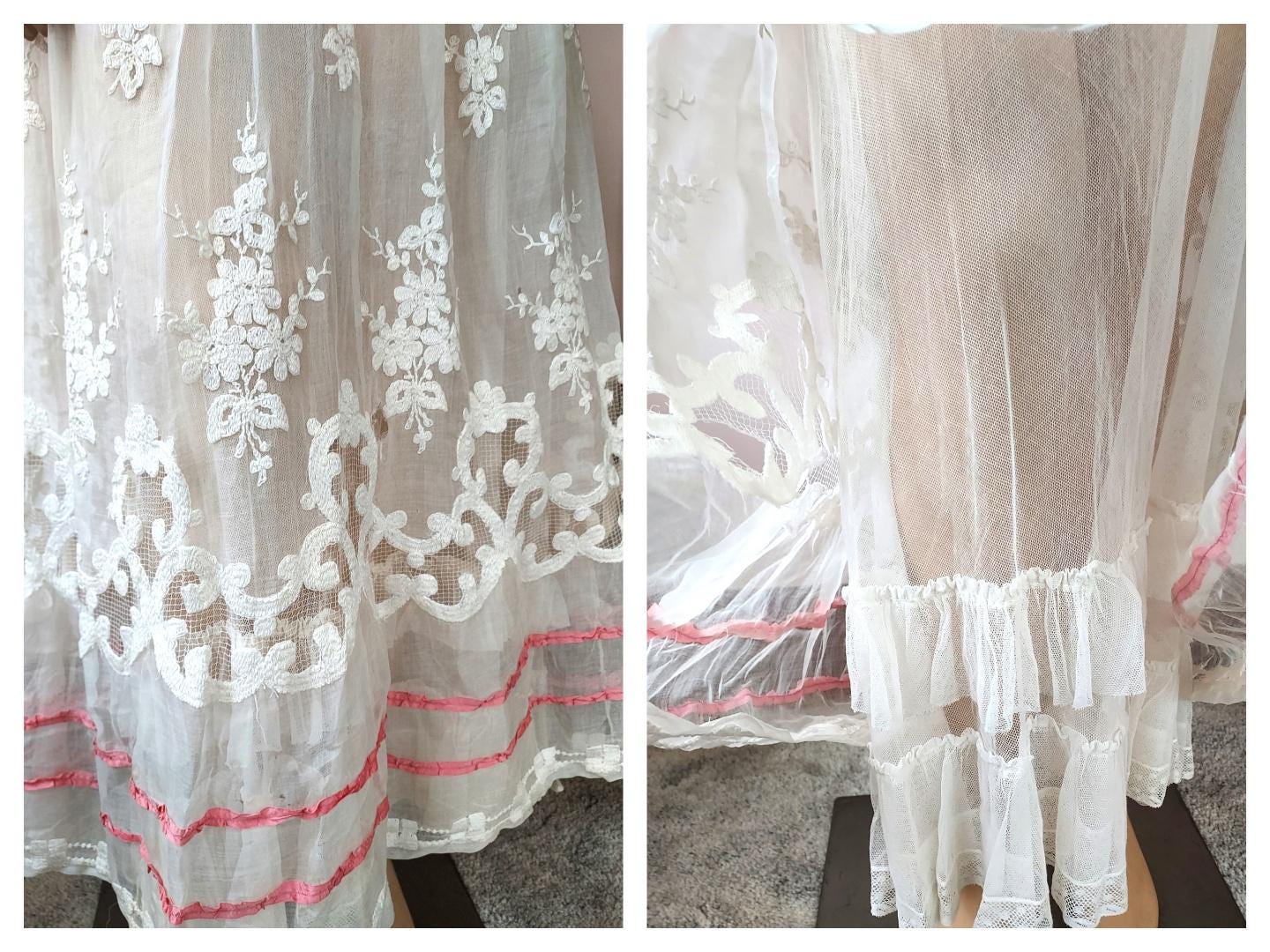 1910s Edwardian Tea Dress – Labelled "scruggs Vandervoort Barney Dry ...