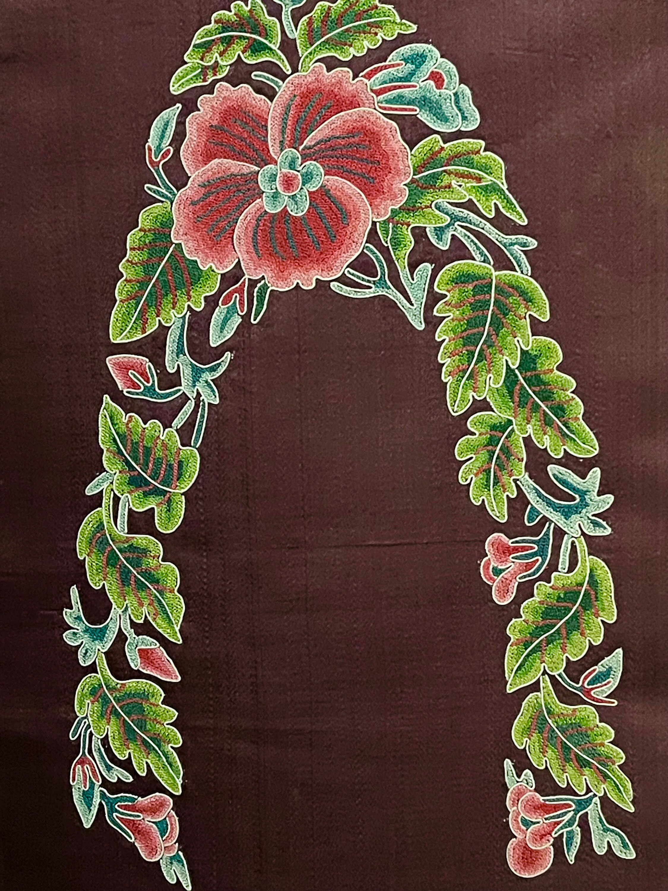 Antique Slipper Fronts Fine Silk Embroidered Slippers Vintage Home ...