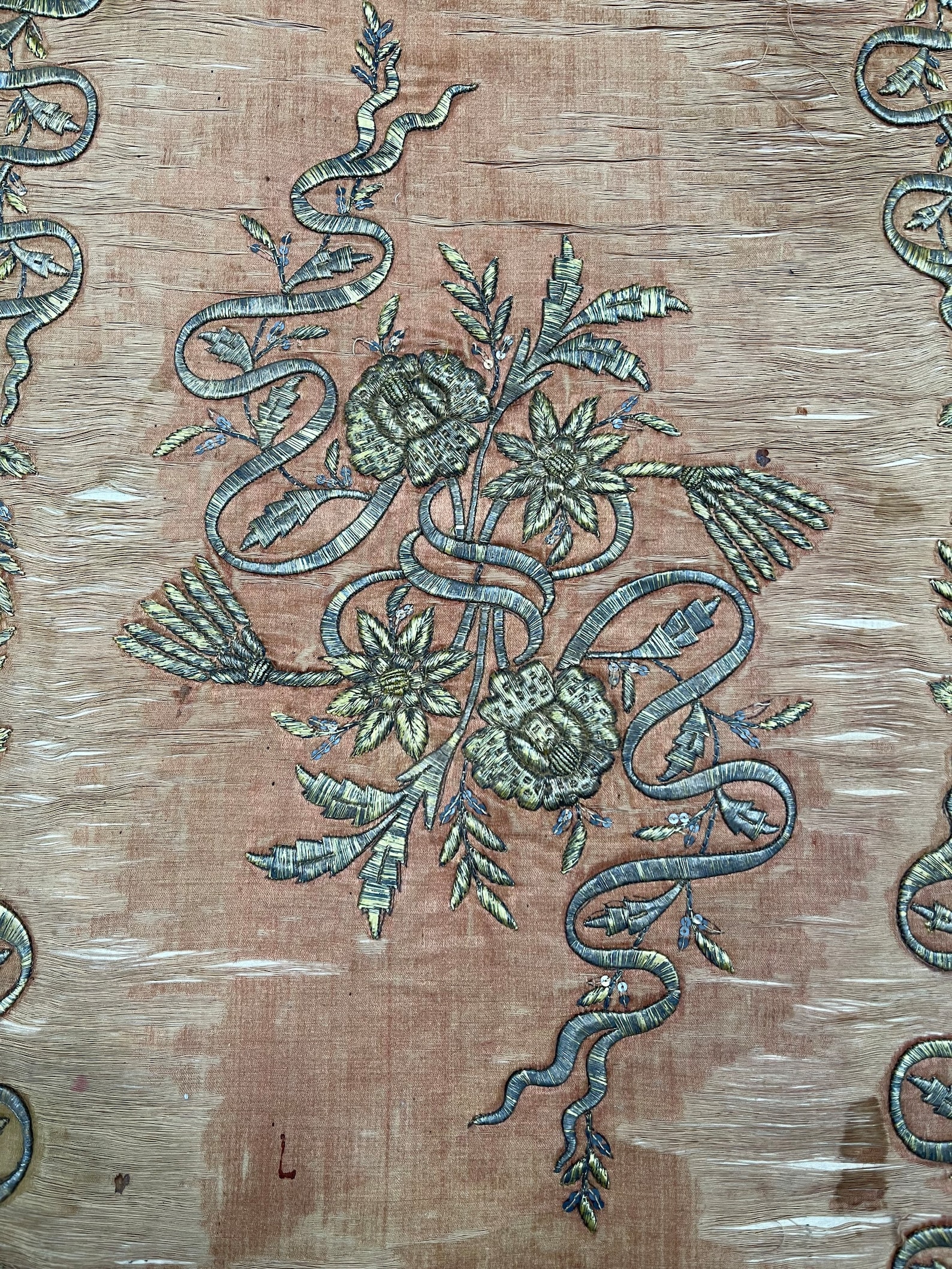 Antique Embroidered Panels Ottoman Period Pair Antique Embroidered ...