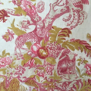 Blockprint Tree of Life Wallhanging Antique Textile Hand Painted 19th ...