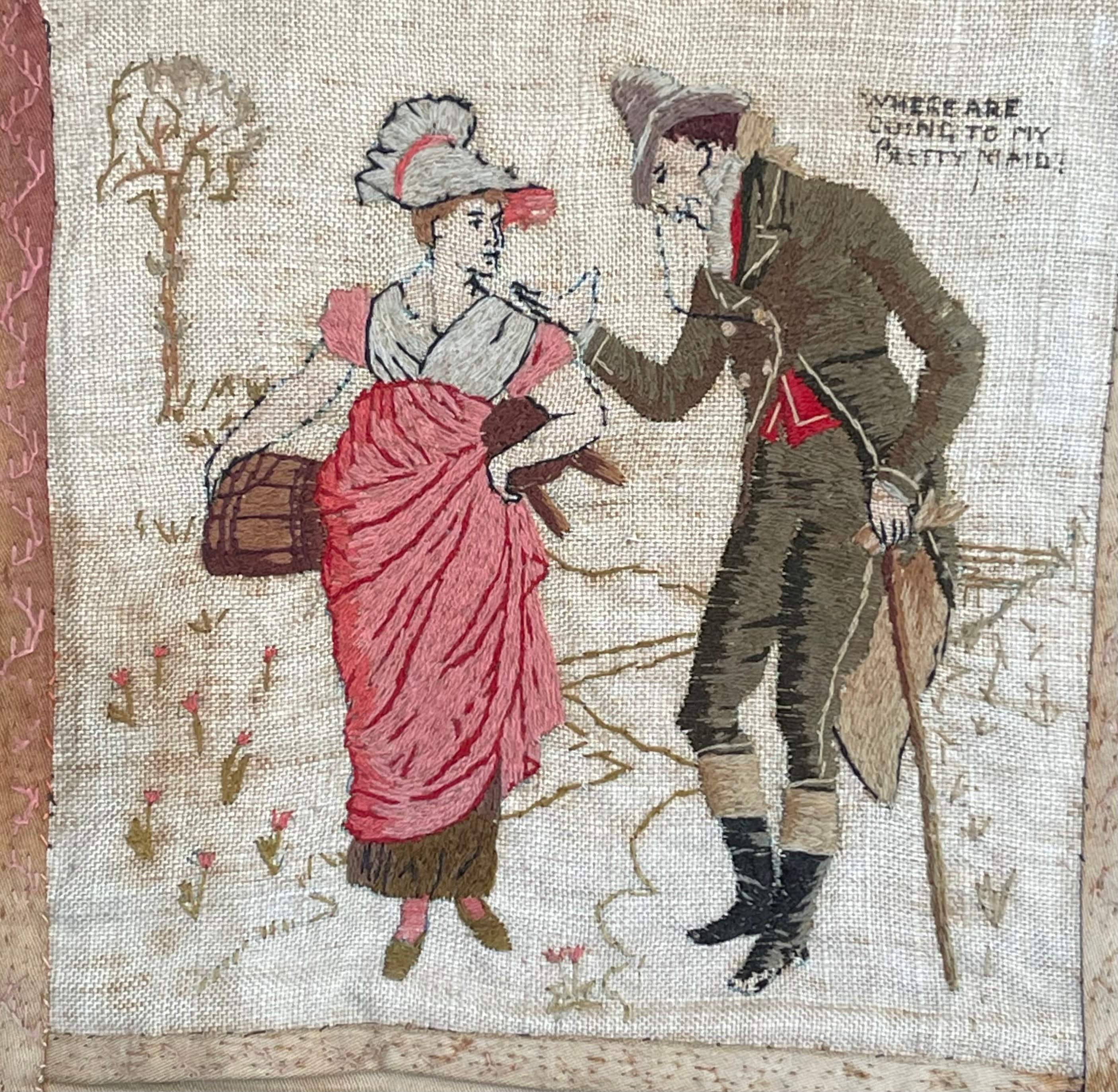 Arts & Crafts Textiles Walter Crane Embroideries Nursery Rhymes ...