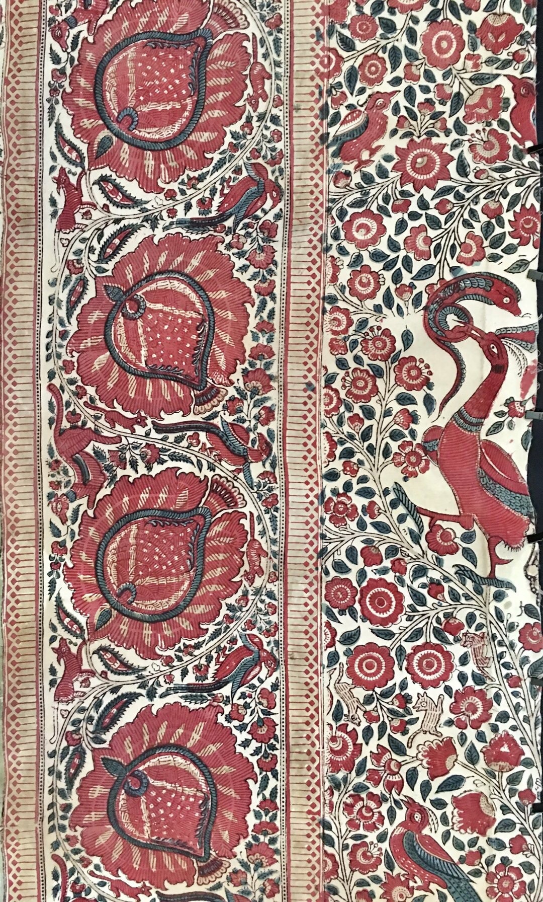 Antique Rare Block Print Panel Indian Antique Fabric 18th Century ...