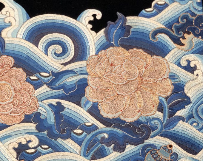 Antique 18th Century Silk Dress Fabric Brocade Floral French Textile ...