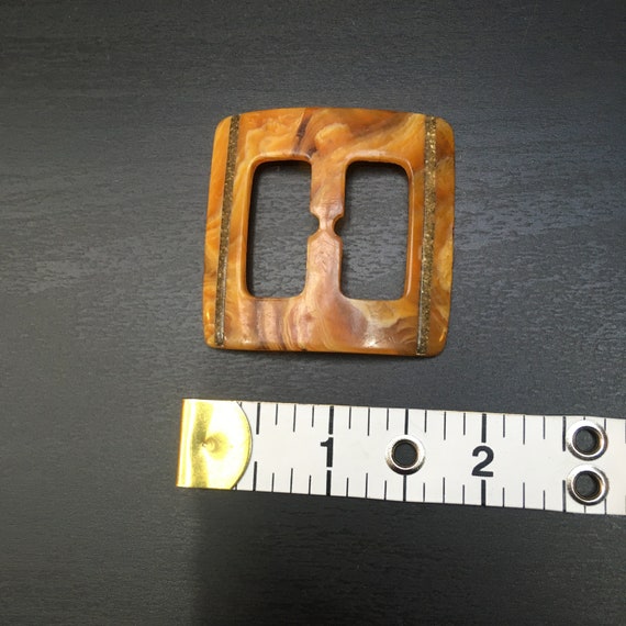 Vintage Buckles Collection Red Yellow Ochre Buckles A… - Gem