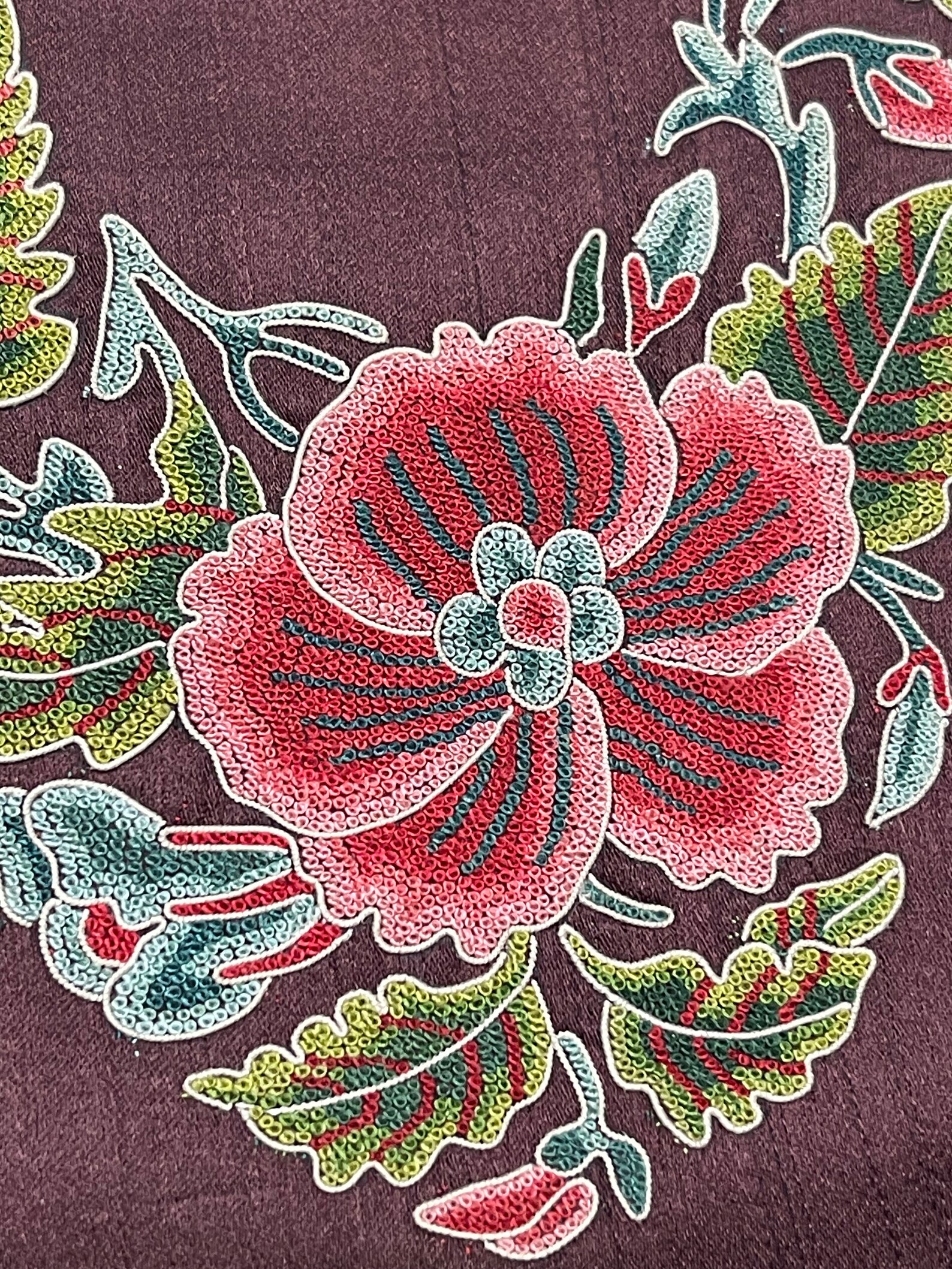 Antique Slipper Fronts Fine Silk Embroidered Slippers Vintage Home ...