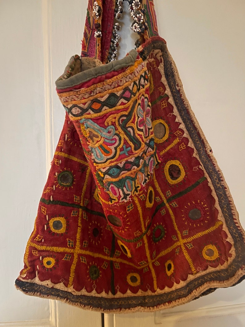 Traditional Embroidered Indian Bag Tribal Bag Antique Silk - Etsy