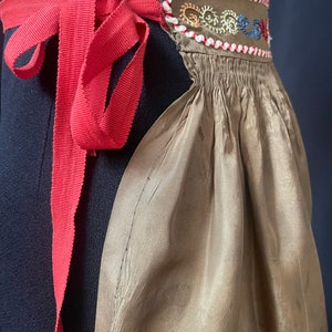 Traditional Folk Costume Apron Embroidered Silk Apron 1900 Eastern ...