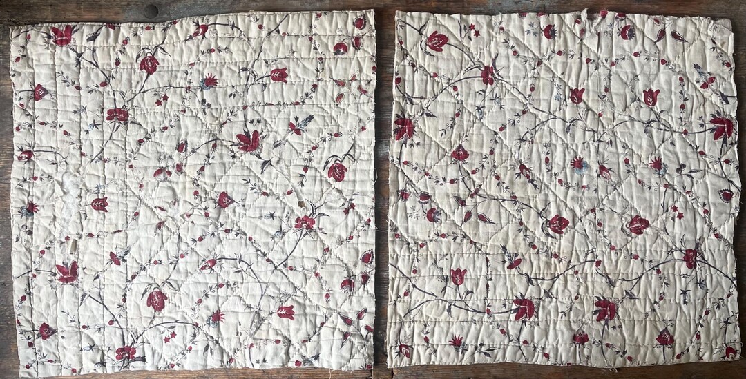Antique Indienne Textile Indienne Panels 18th Century Collectable Block ...