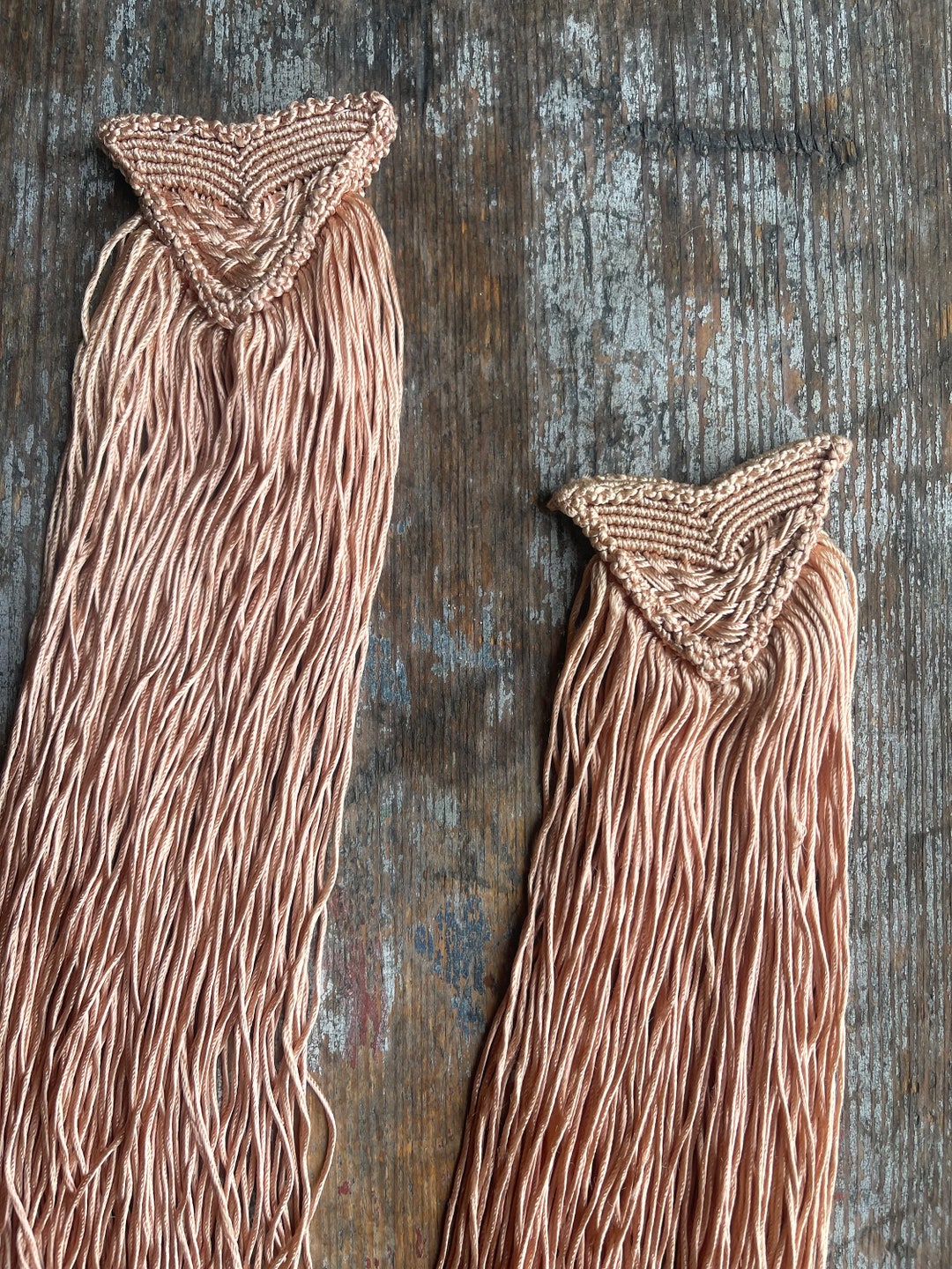Pair of Long Silky Tassels 1920s Decorative Trim Art Deco Historical ...