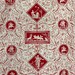 Antique Red and White Classic Toile Red and White Printed Textile ...