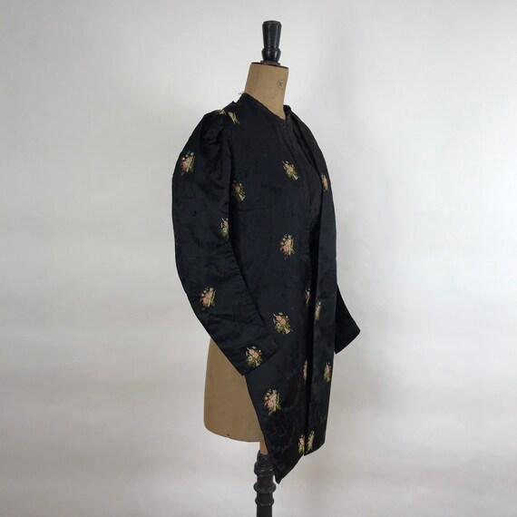 Victorian Silk Jacket - 18th Century Silk Brocade Tex… - Gem