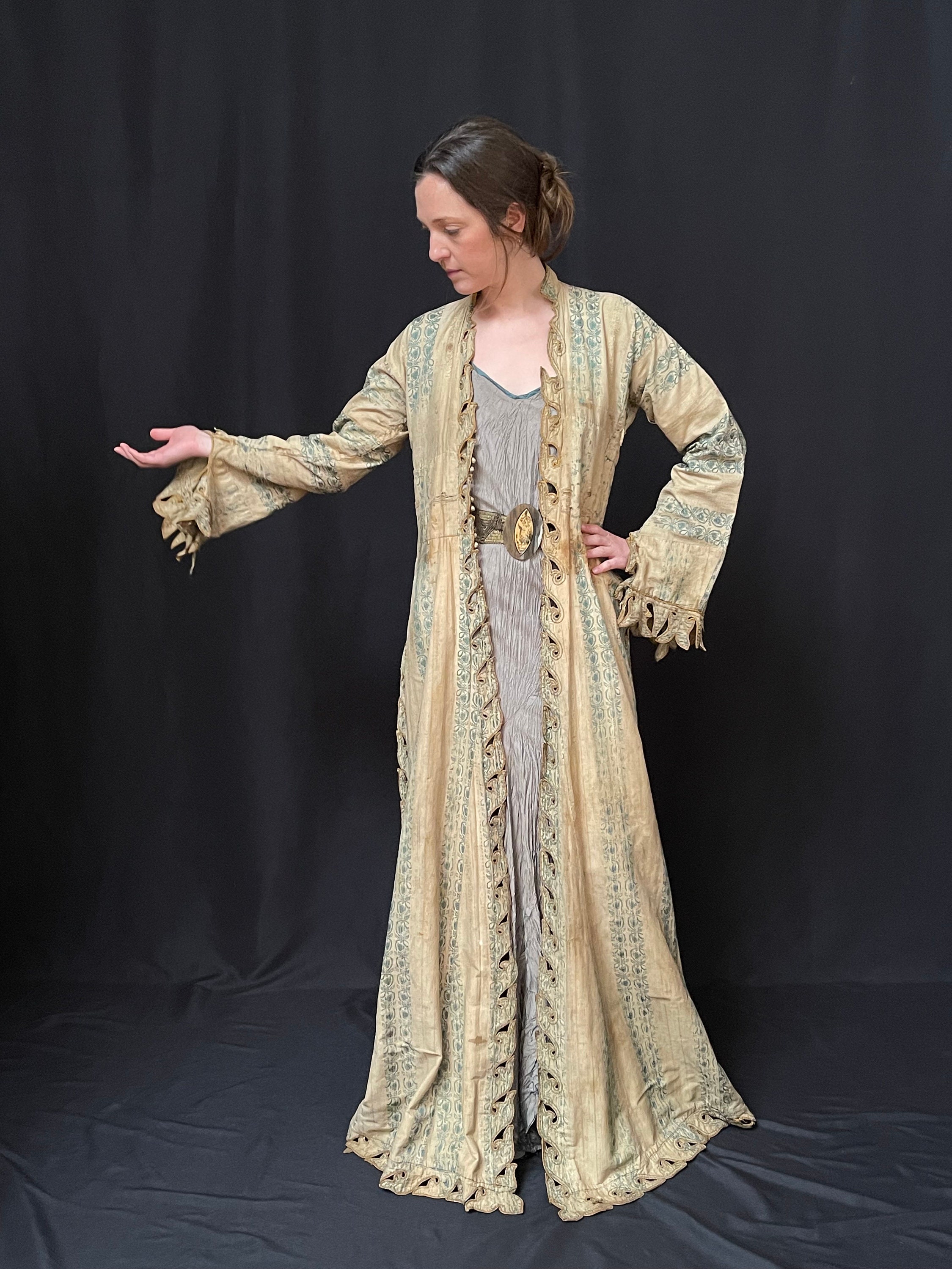 Antique Ottoman Silk Brocade Robe: Turkish Historical Costume - Etsy