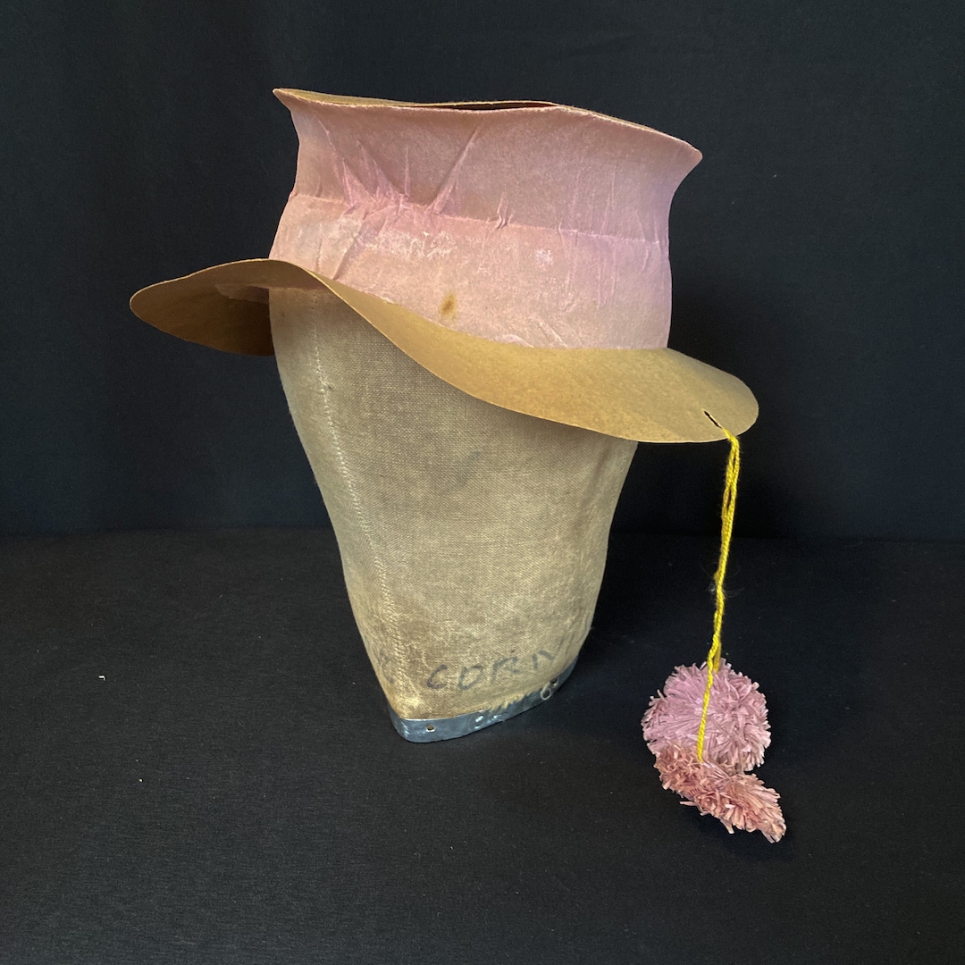 Antique Crêpe Paper Hats 1920s Decorative Party Hats Art Deco French ...