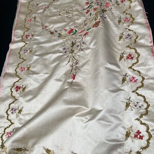 Antique Silk Embroidered Panels Traditional Ottoman Embroidery Antique ...