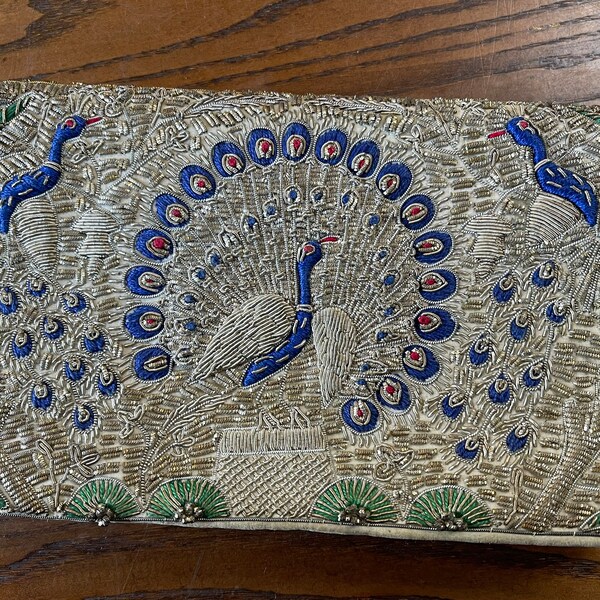 Embroidered Peacocks - Etsy